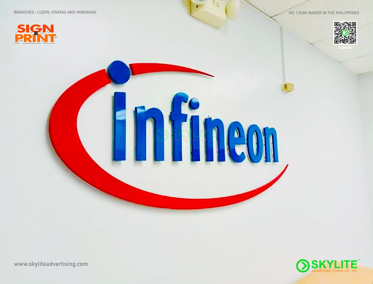 Cypress to Infineon Signage Rebranding Project Philippines | Signage ...